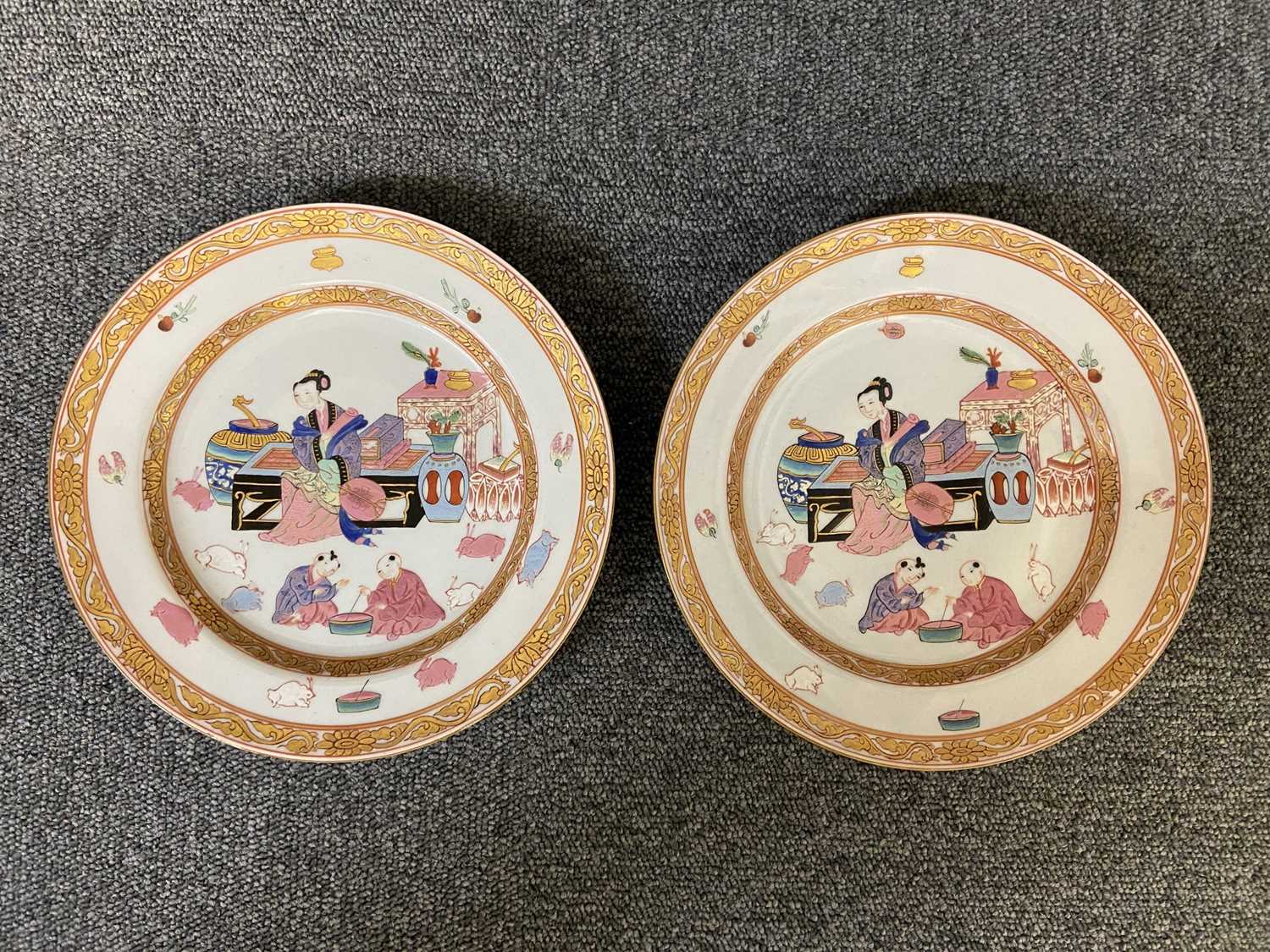 Lot 248 - Herend. A set of six Hungarian Herend