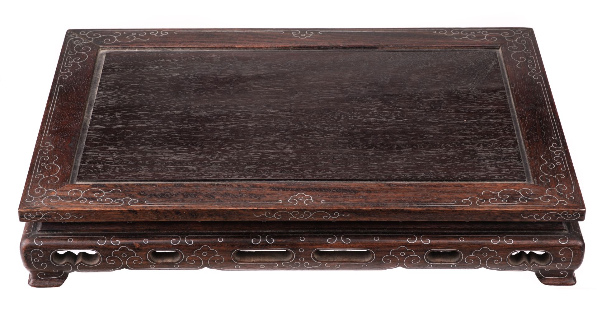 Lot 182 - Stand. Early 20th century Japanese hardwood