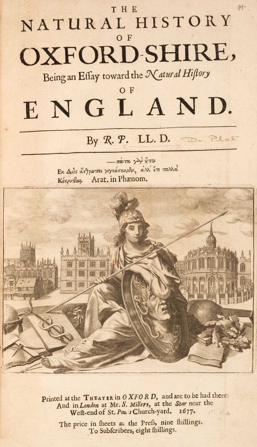 Lot 131 - Plot (Robert). The Natural History of