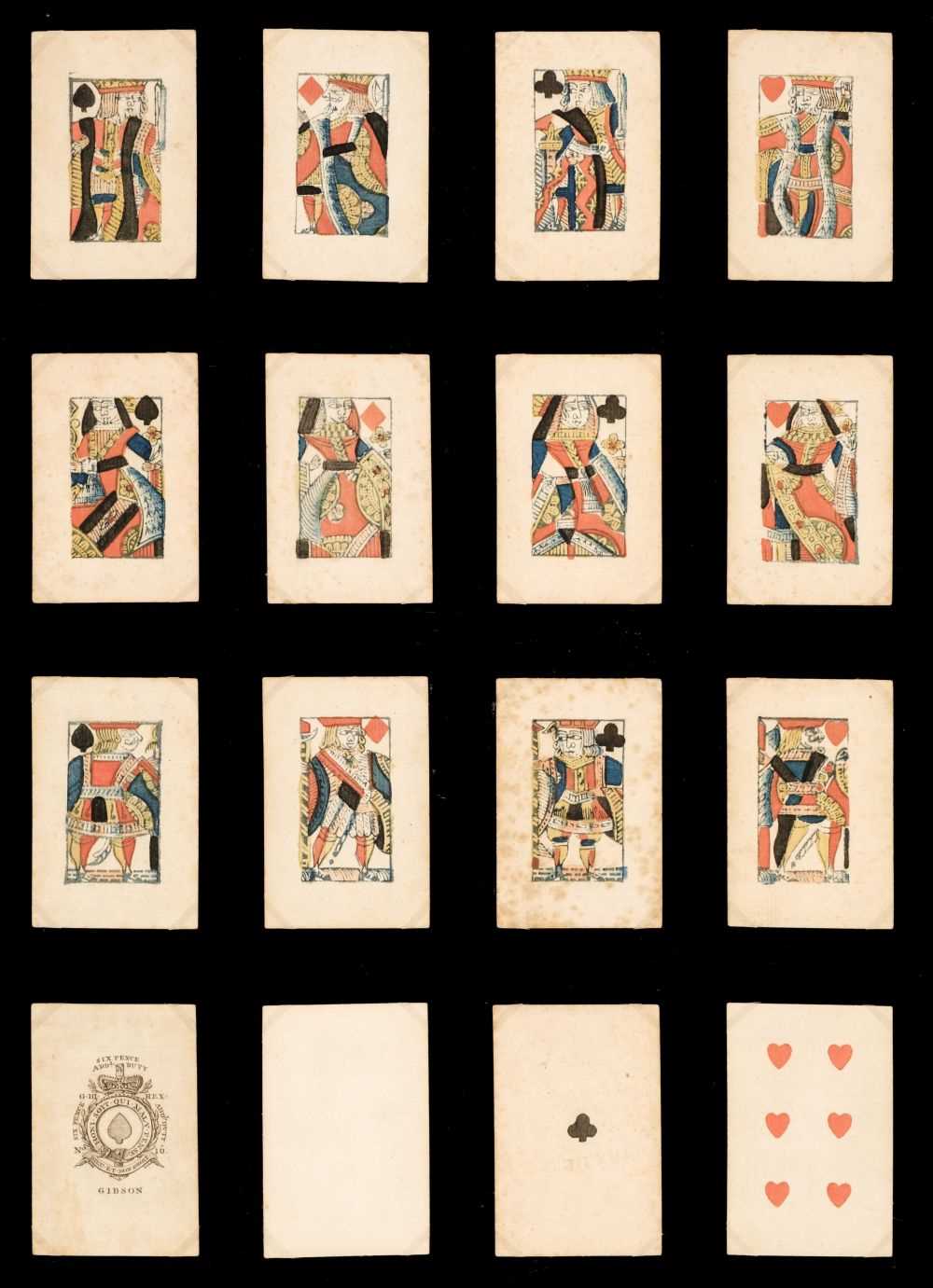 Lot 308 - English playing cards. Early Standard