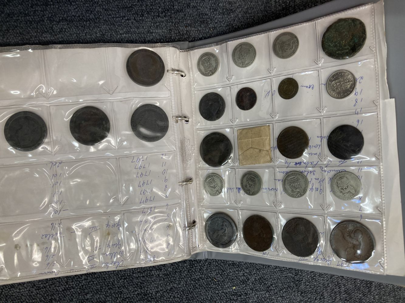 Lot 264 - Coins. A mixed collection of coins and