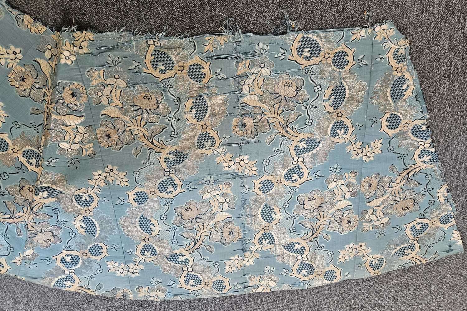 Lot 420 - Fabric. A collection of 18th century fabric