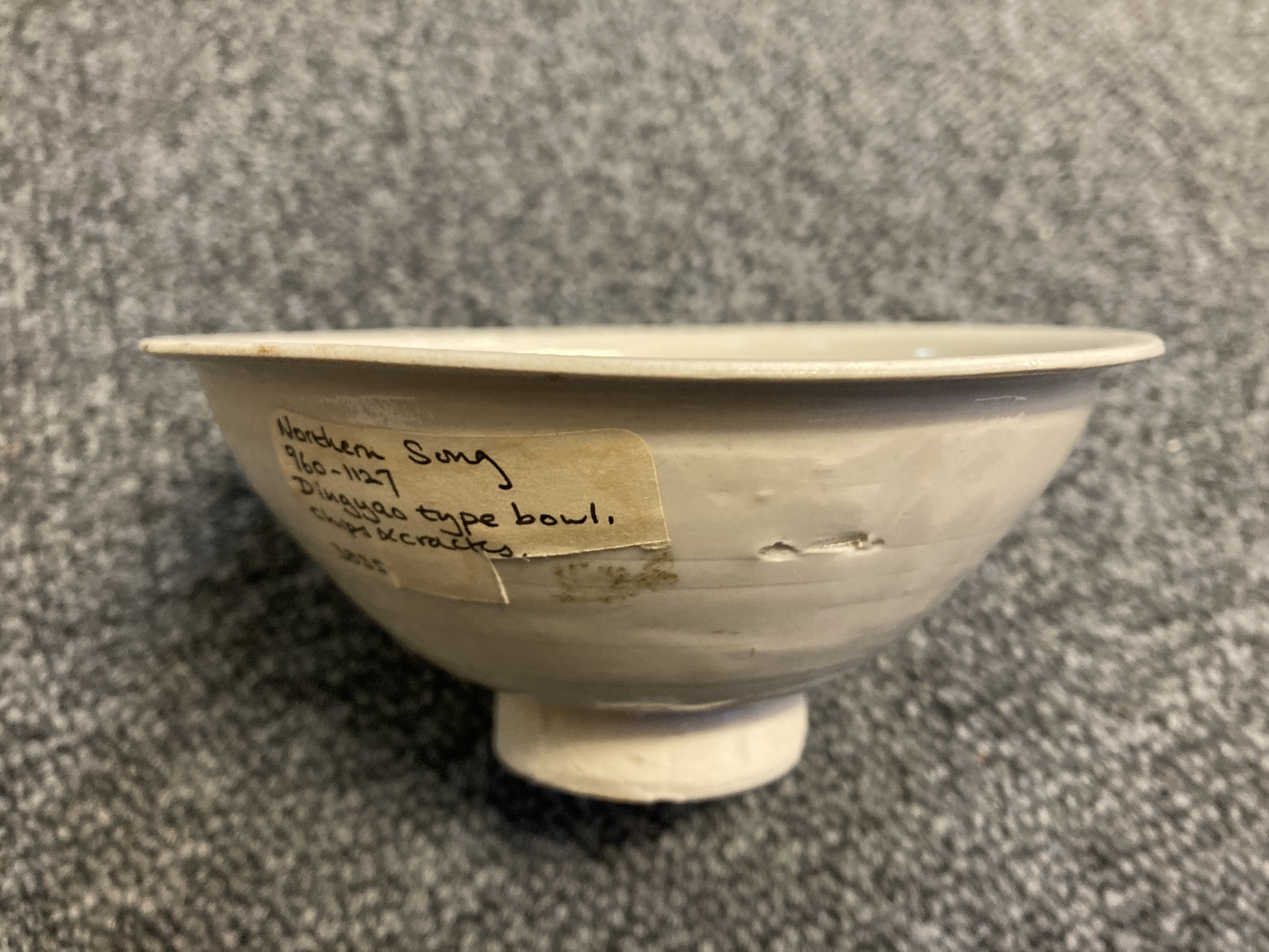 Lot 48 - Bowl. Chinese Ding ware bowl, late Southern