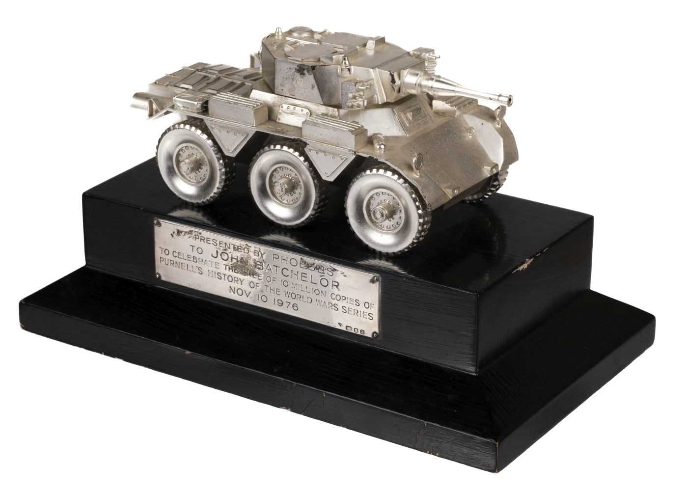 Lot 176 - Bader (Douglas). A silver desktop model,