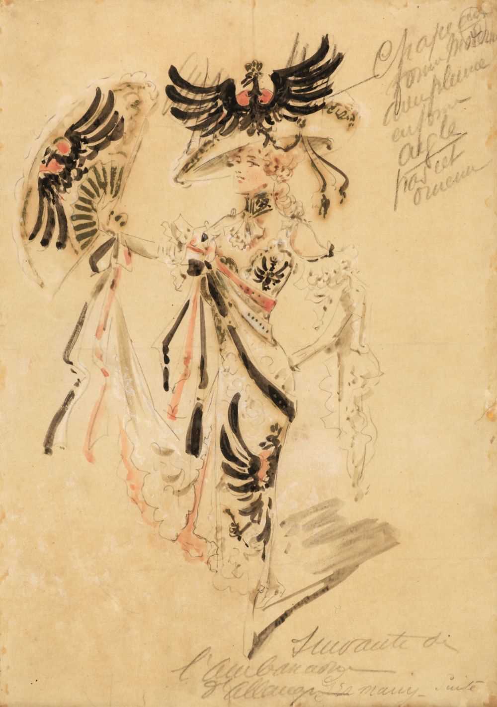 Lot 142 - Costume Designs. Two Nationalistic Theatre