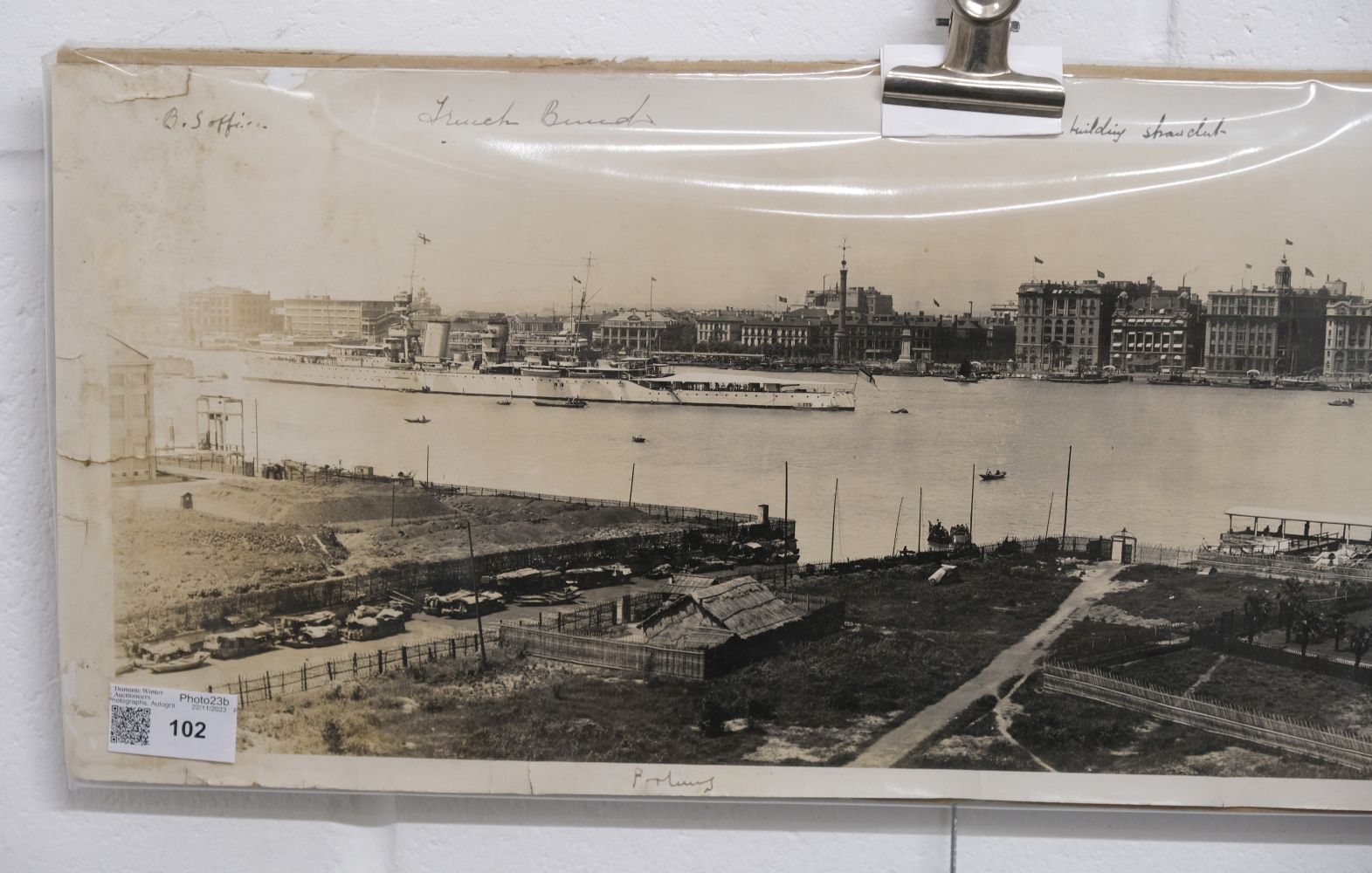 Lot 102 - China. Panorama of Shanghai, [Afong Studio],