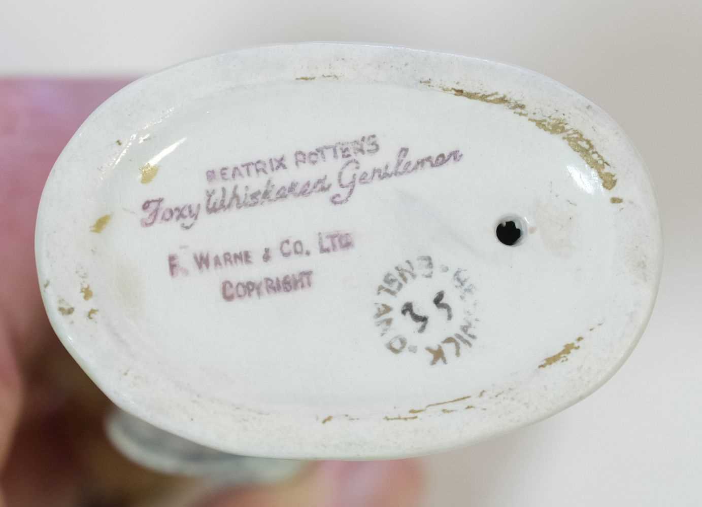 Lot 615 - Beswick. Beatrix Potter figures, each with