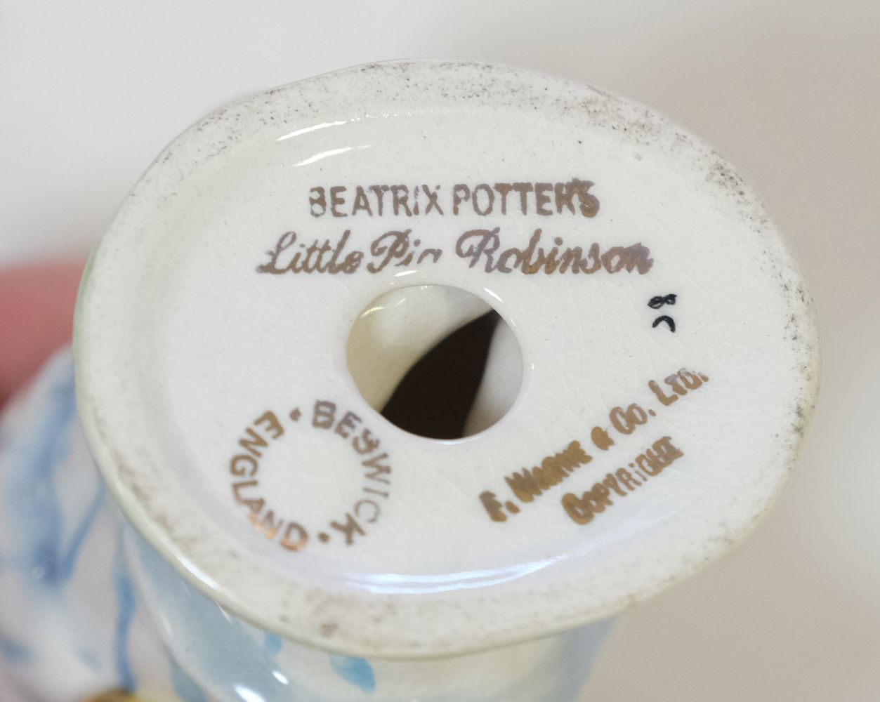 Lot 616 - Beswick. Beatrix Potter figures, each with