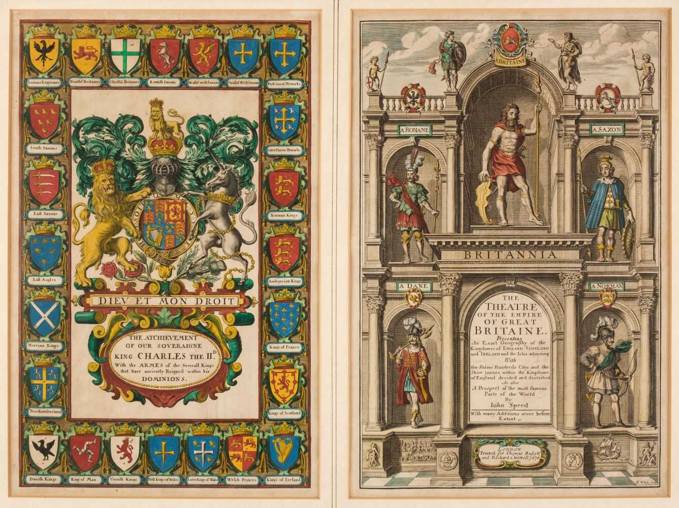 Lot 124 - Speed (John). Title and Dedication pages,