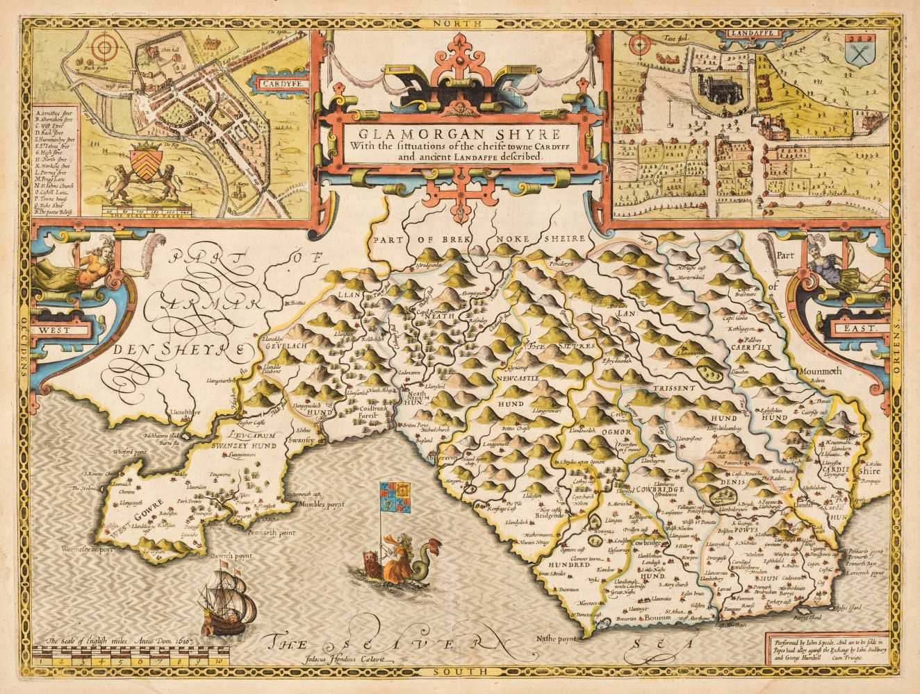 Lot 99 - Glamorgan. Speed (John). Glamorgan Shyre...,