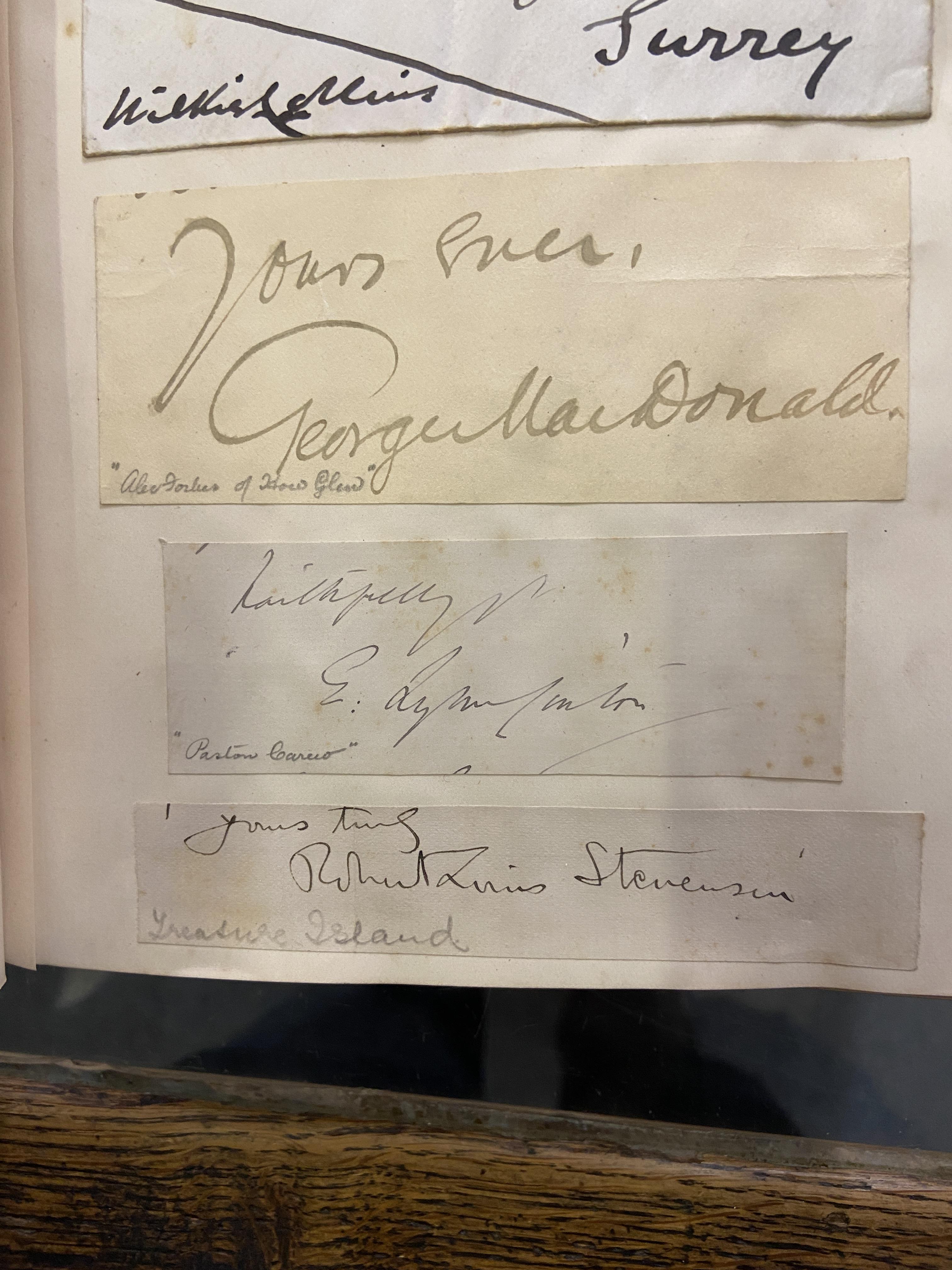 Lot 321 - Autograph book kept by A. P. Watt,