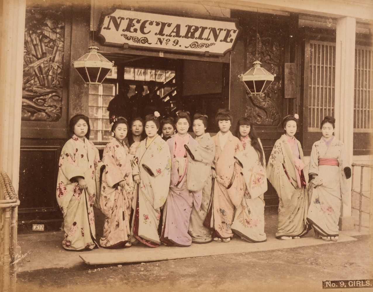 Lot 48 - Japan. An album containing 49 photographs by