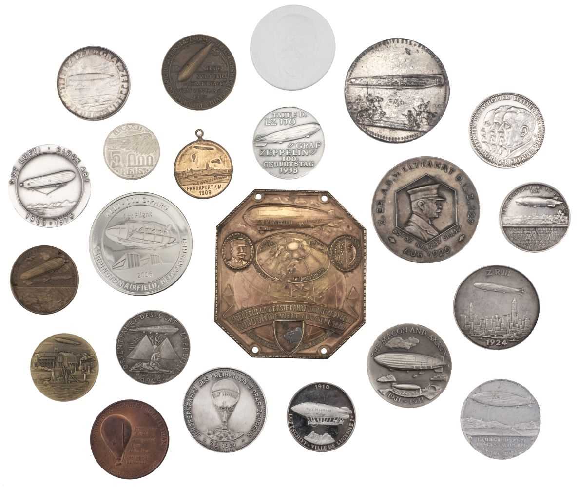 Lot 86 - Zeppelin Medals. Graf Zeppelin 1929 World