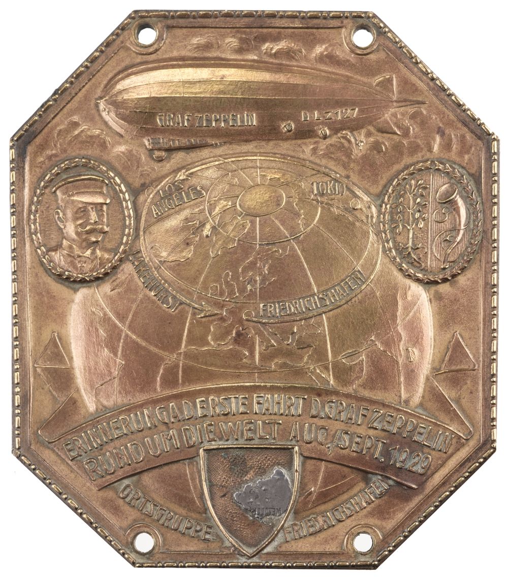 Lot 86 - Zeppelin Medals. Graf Zeppelin 1929 World