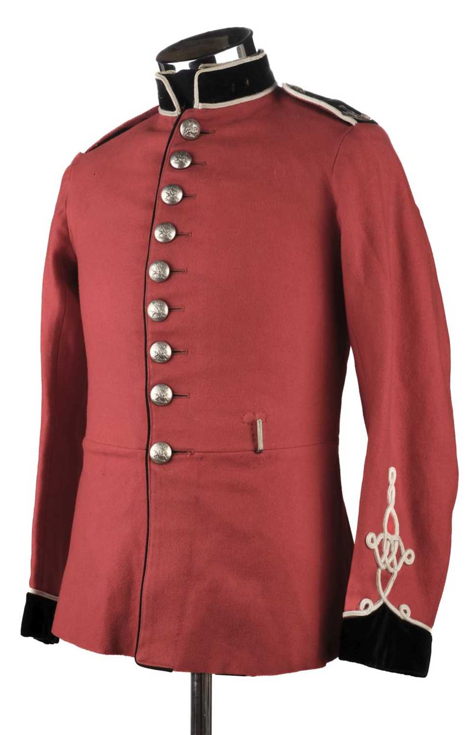Lot 387 - Victorian scarlet tunic of the 3rd Glamorgan