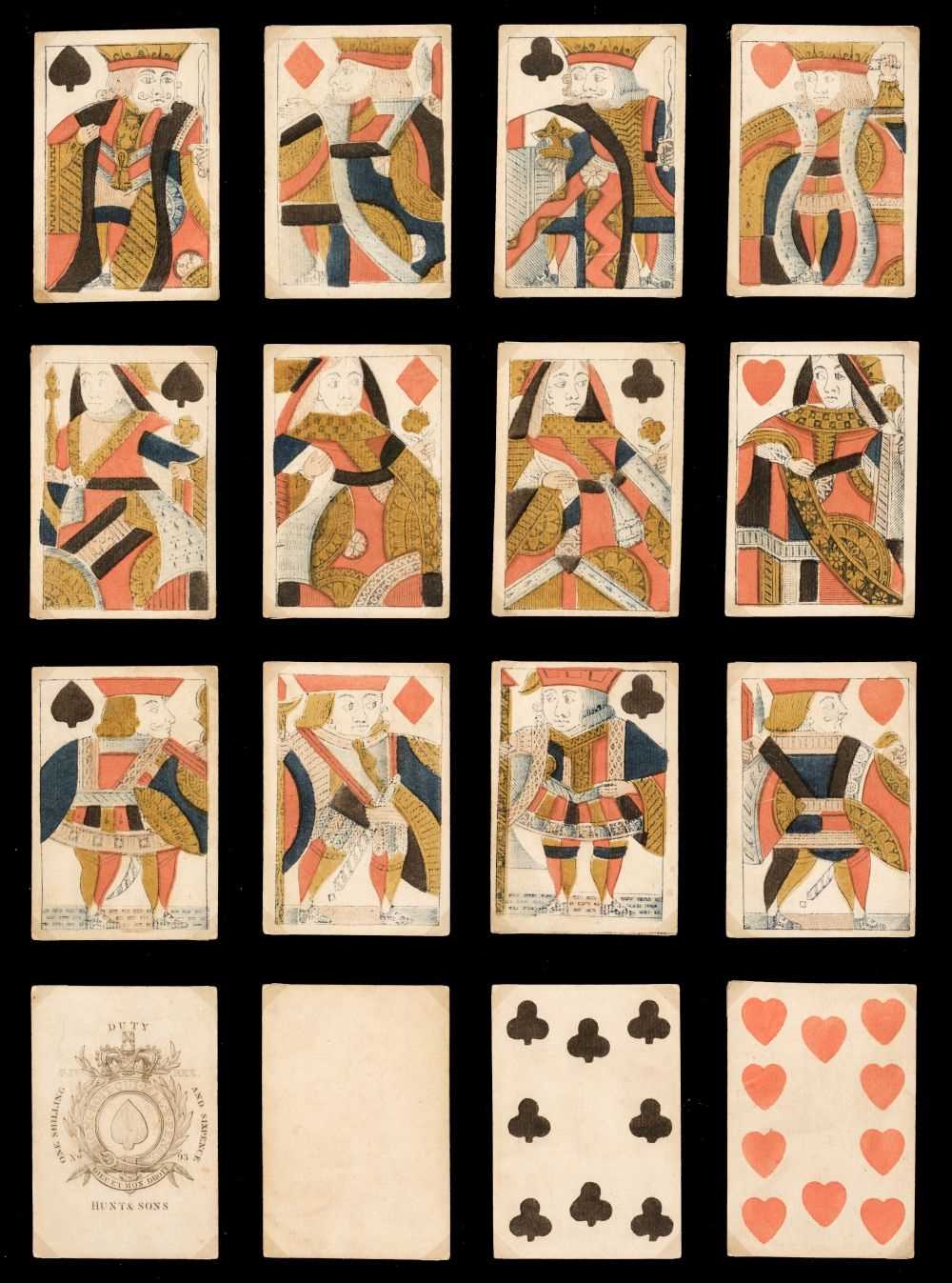 Lot 274 - English playing cards. Standard pattern type