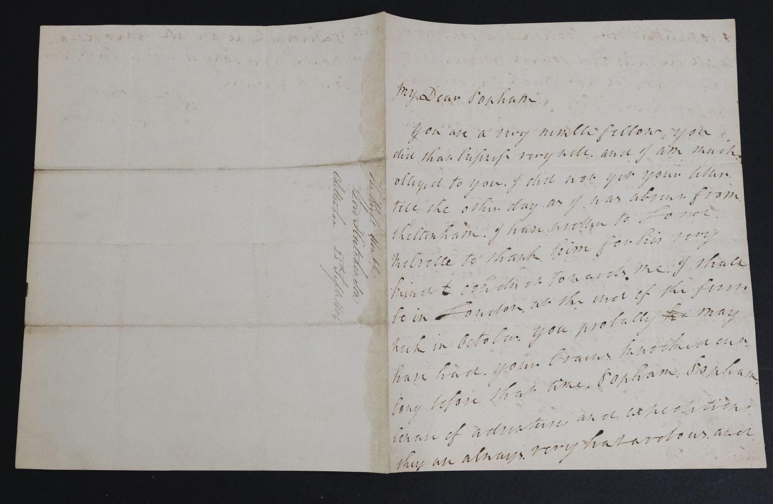 Lot 300 - Military Letters. A group of 4 Autograph