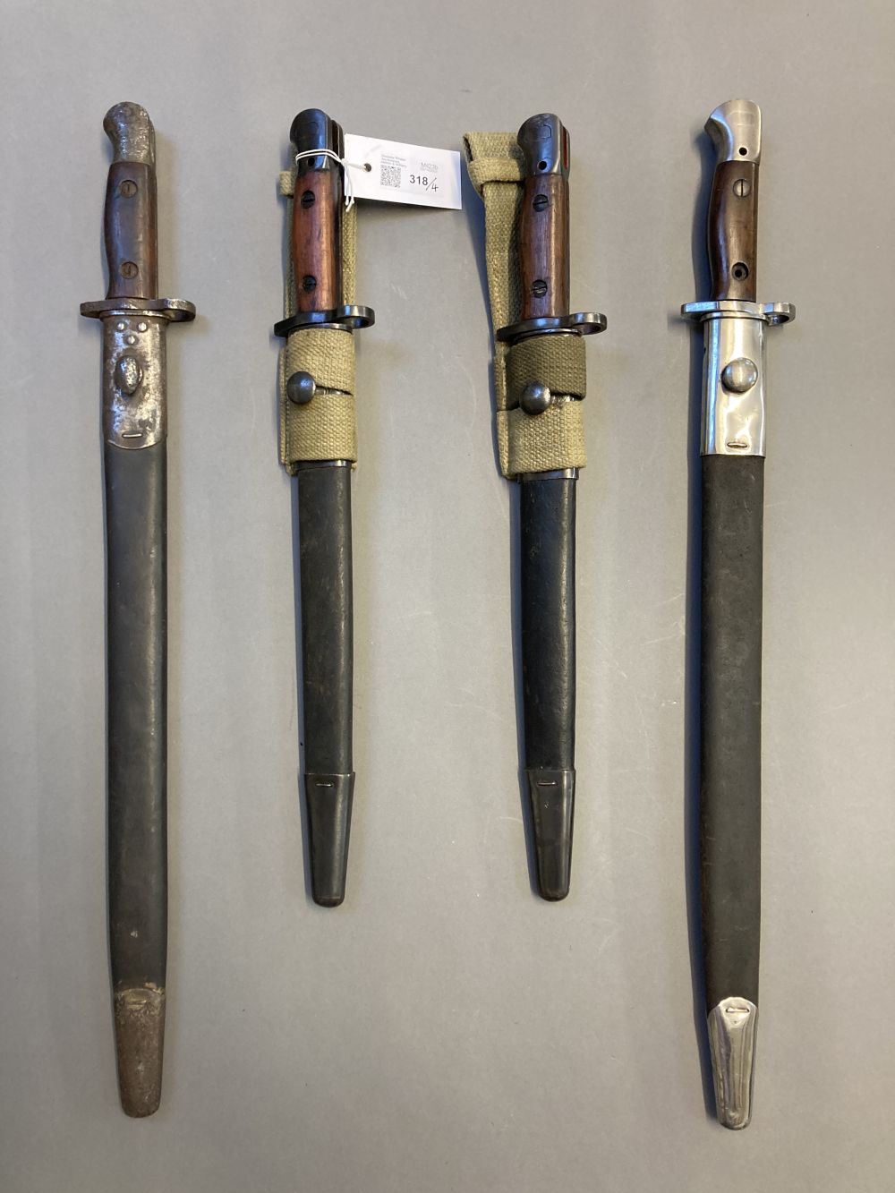Lot 318 - Bayonets. British Lee Enfield SMLE bayonet,