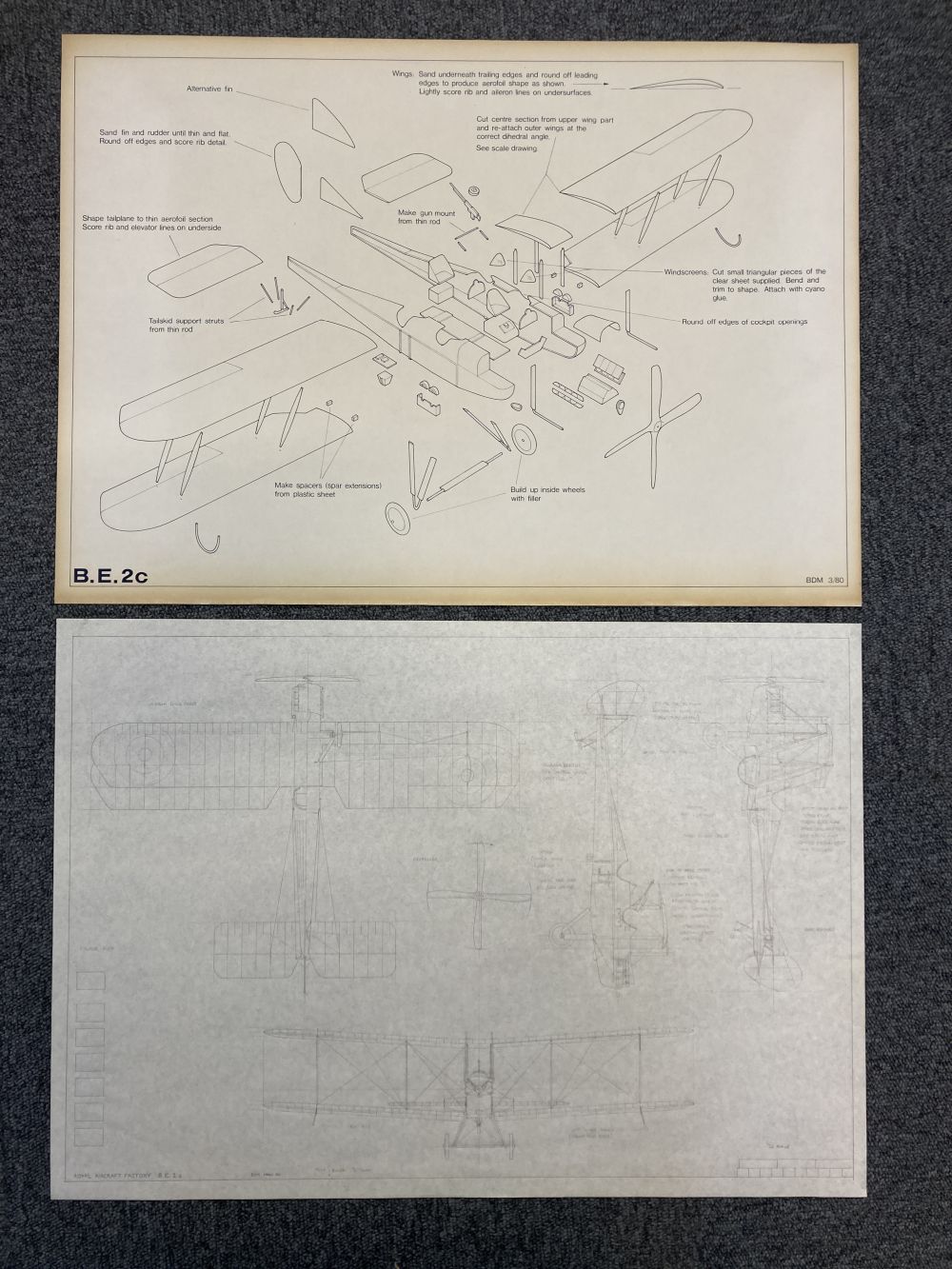 Lot 1 - Aircraft Technical Diagrams. Technical