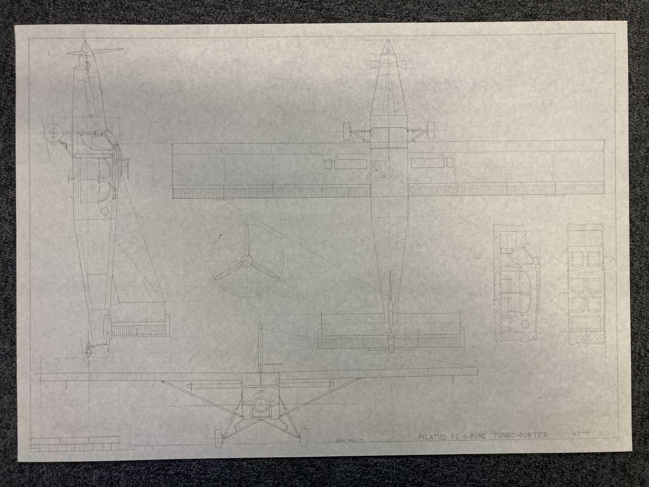 Lot 1 - Aircraft Technical Diagrams. Technical