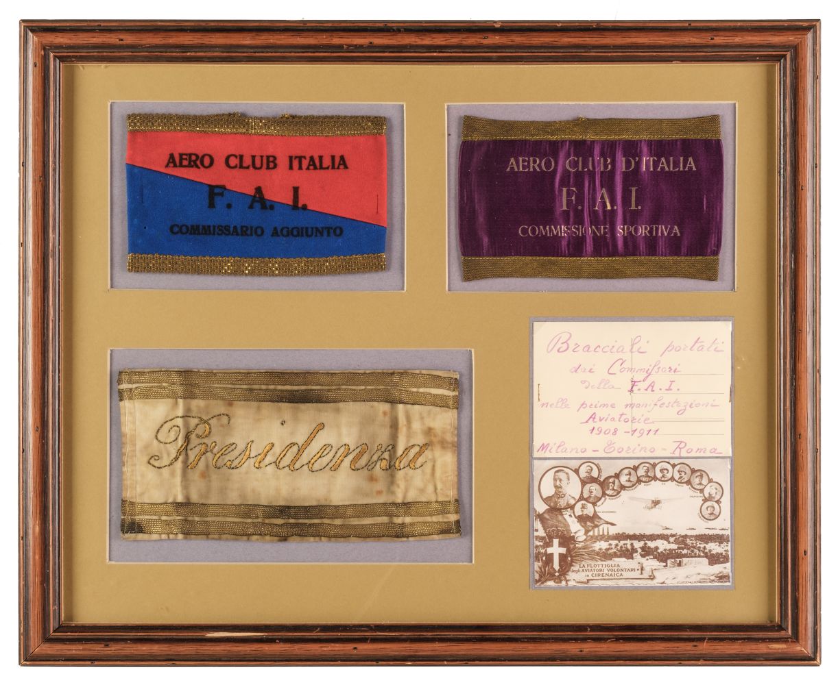 Lot 30 - Italian Aviation. Italian aero club armbands,