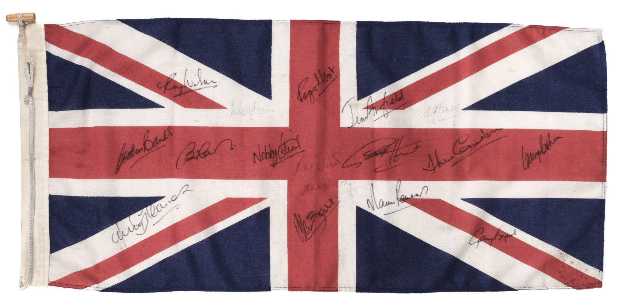 Lot 222 - England World Cup 1966. Vintage Union Flag
