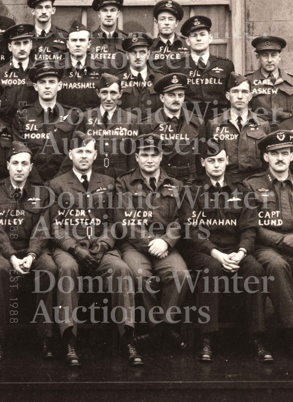 Lot 233 - Battle of Britain. Wing Commander W.M. Sizer,