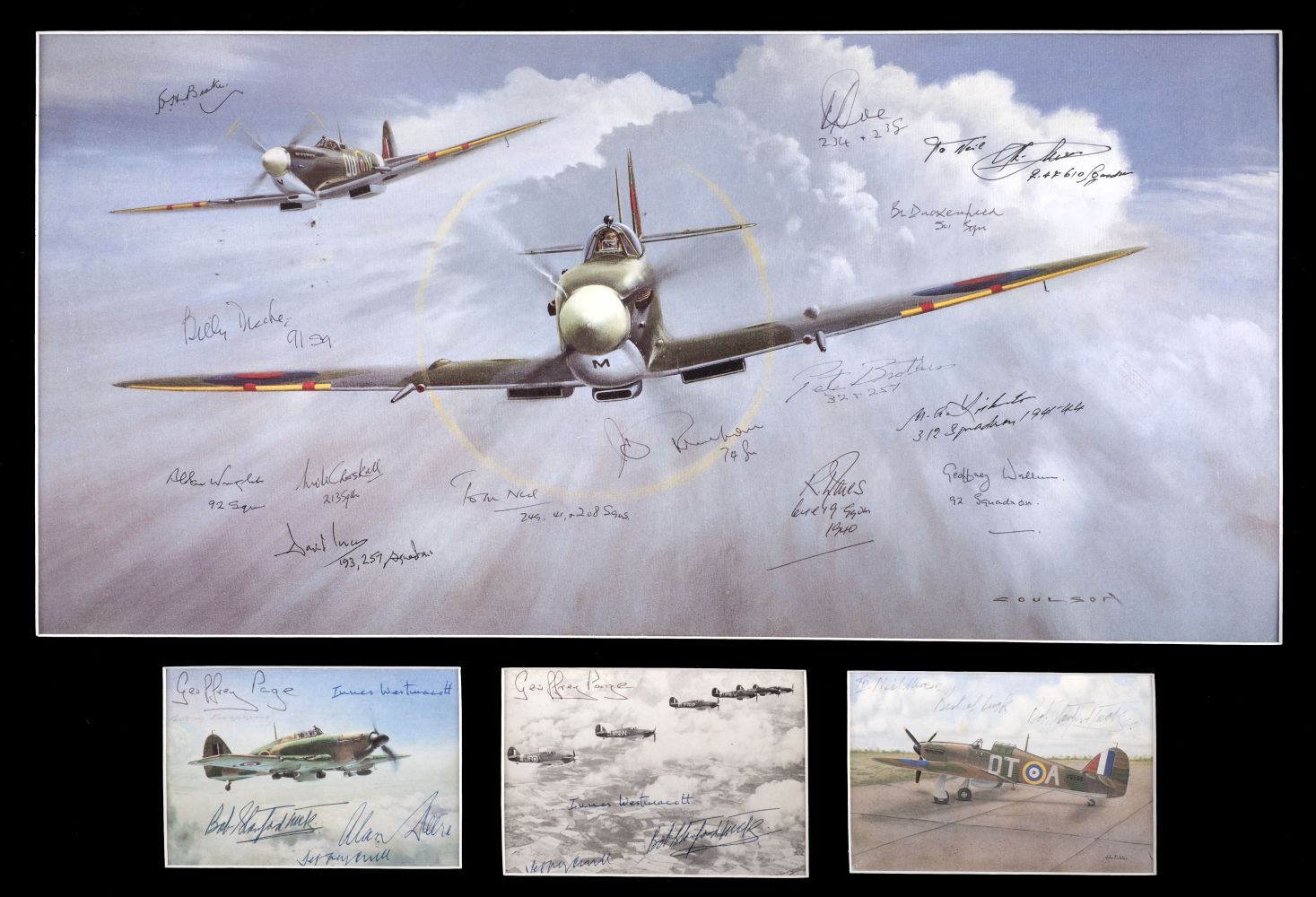 Lot 23 - Coulson (Gerald). A dramatic multi signed