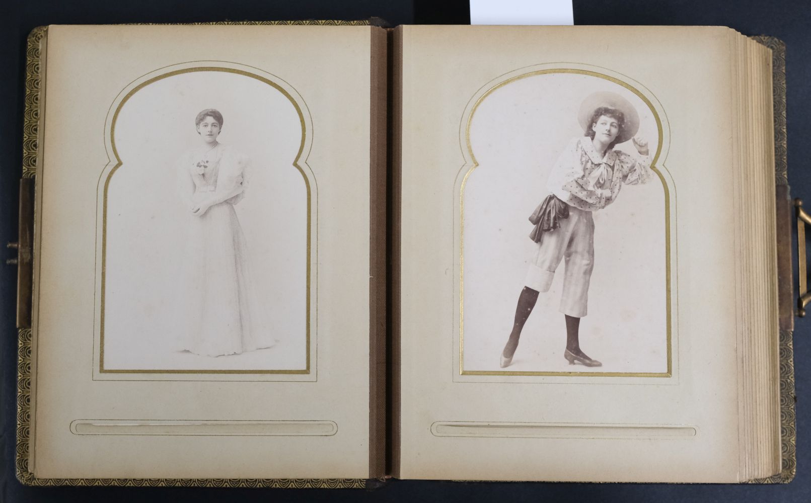 Lot 76 - Victorian Actresses. An album of 27 cabinet
