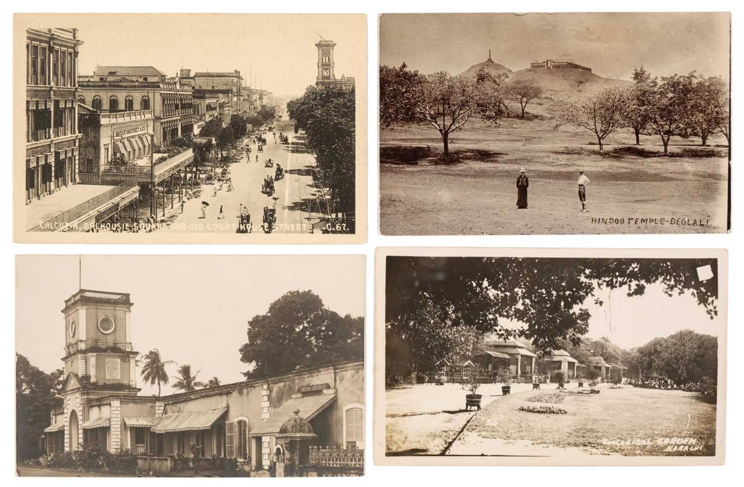 Lot 389 - India Postcards. A collection of