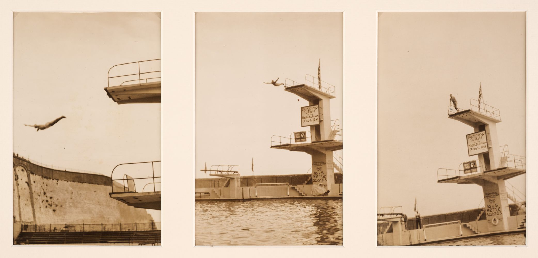 Lot 148 - High Board Diving. A group of 5 enlarged