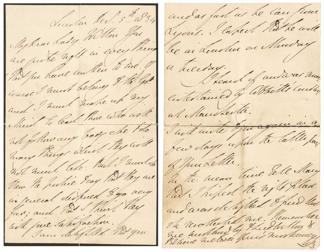 Lot 315 - Wellesley (Arthur, 1769-1852). Autograph