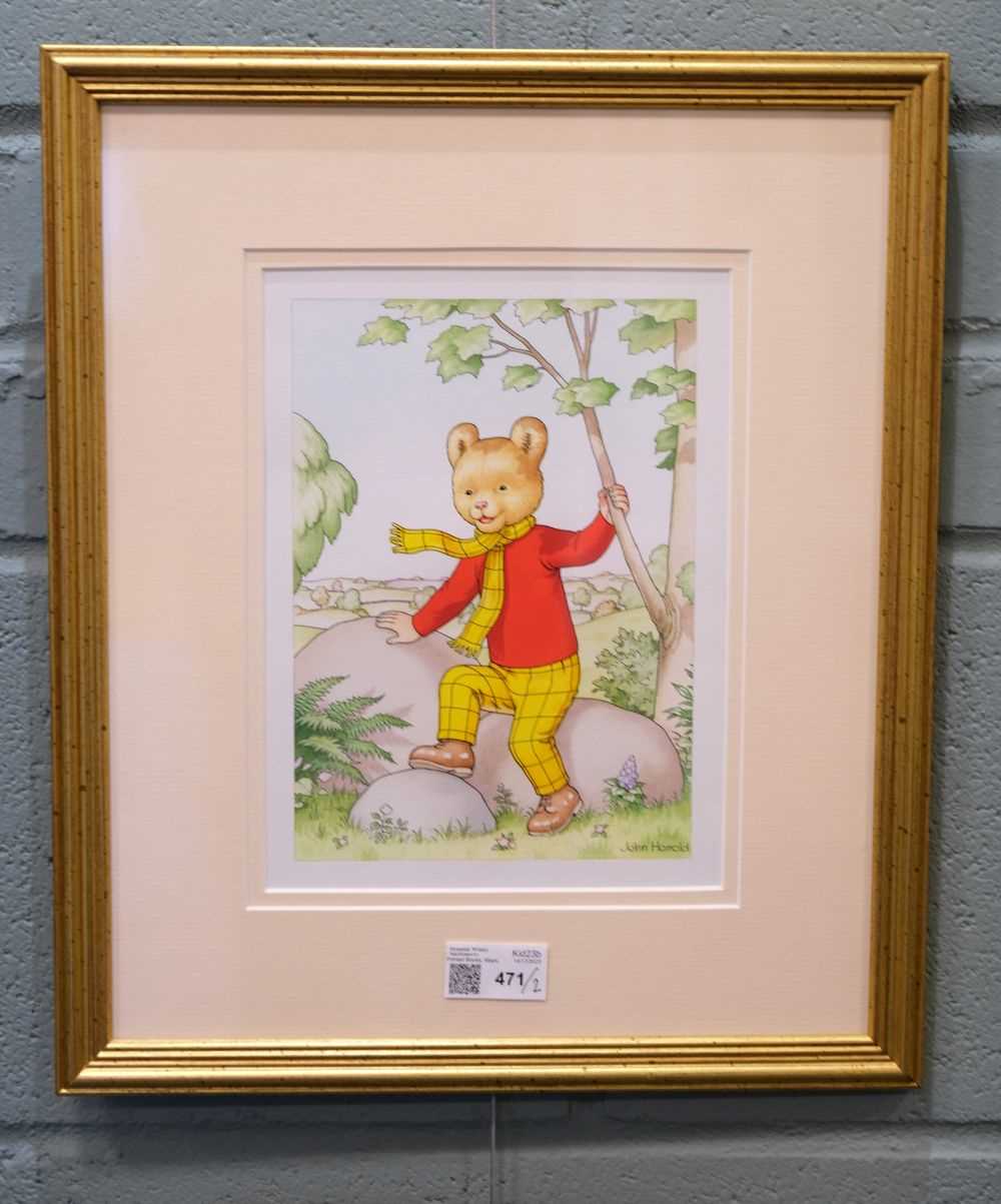 Lot 471 - Harrold (John, 1947-). Rupert Bear, original