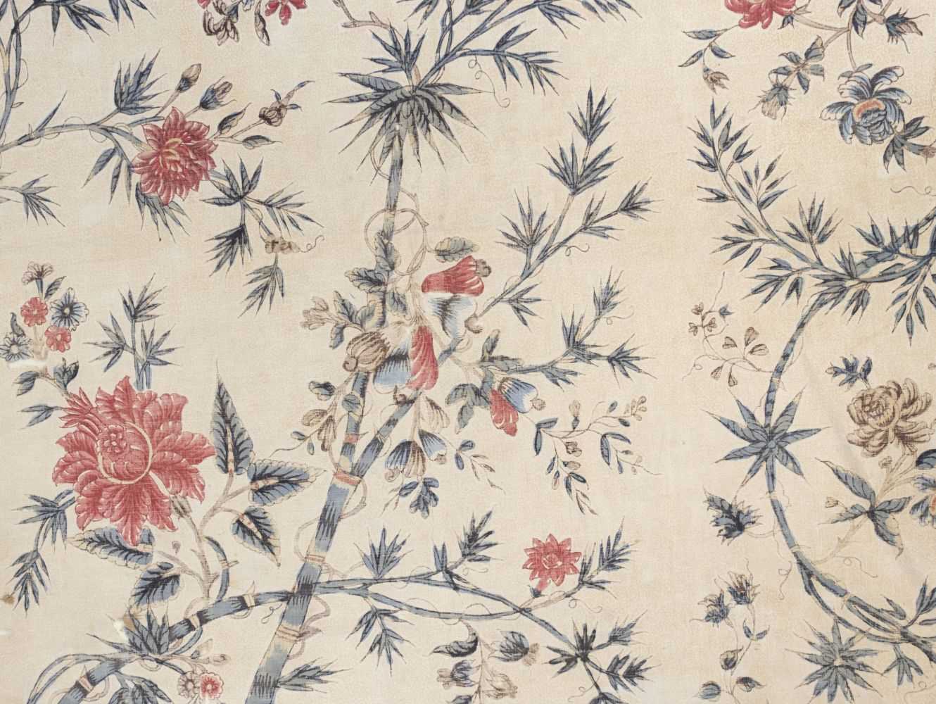 Lot 743 - Indian Palampore. A large Tree of Life panel,