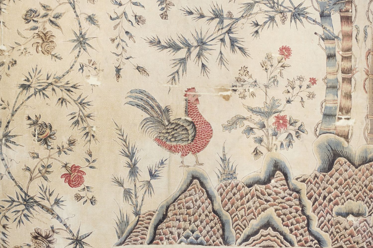 Lot 743 - Indian Palampore. A large Tree of Life panel,