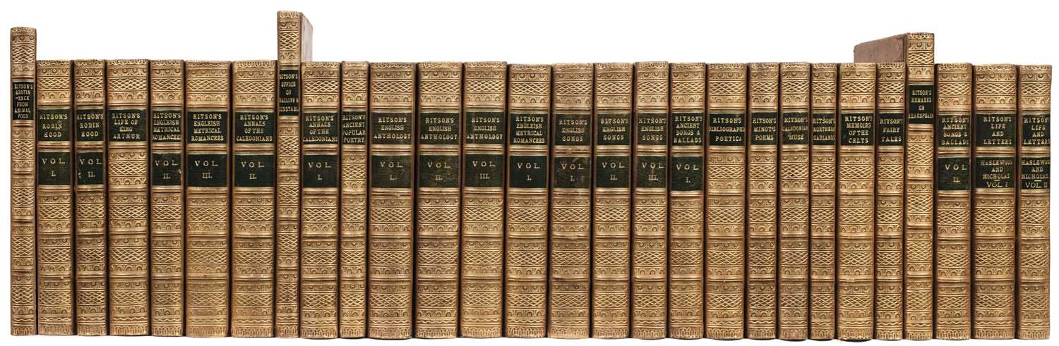 Lot 61 - Ritson (Joseph). Works, 28 volumes, 1783