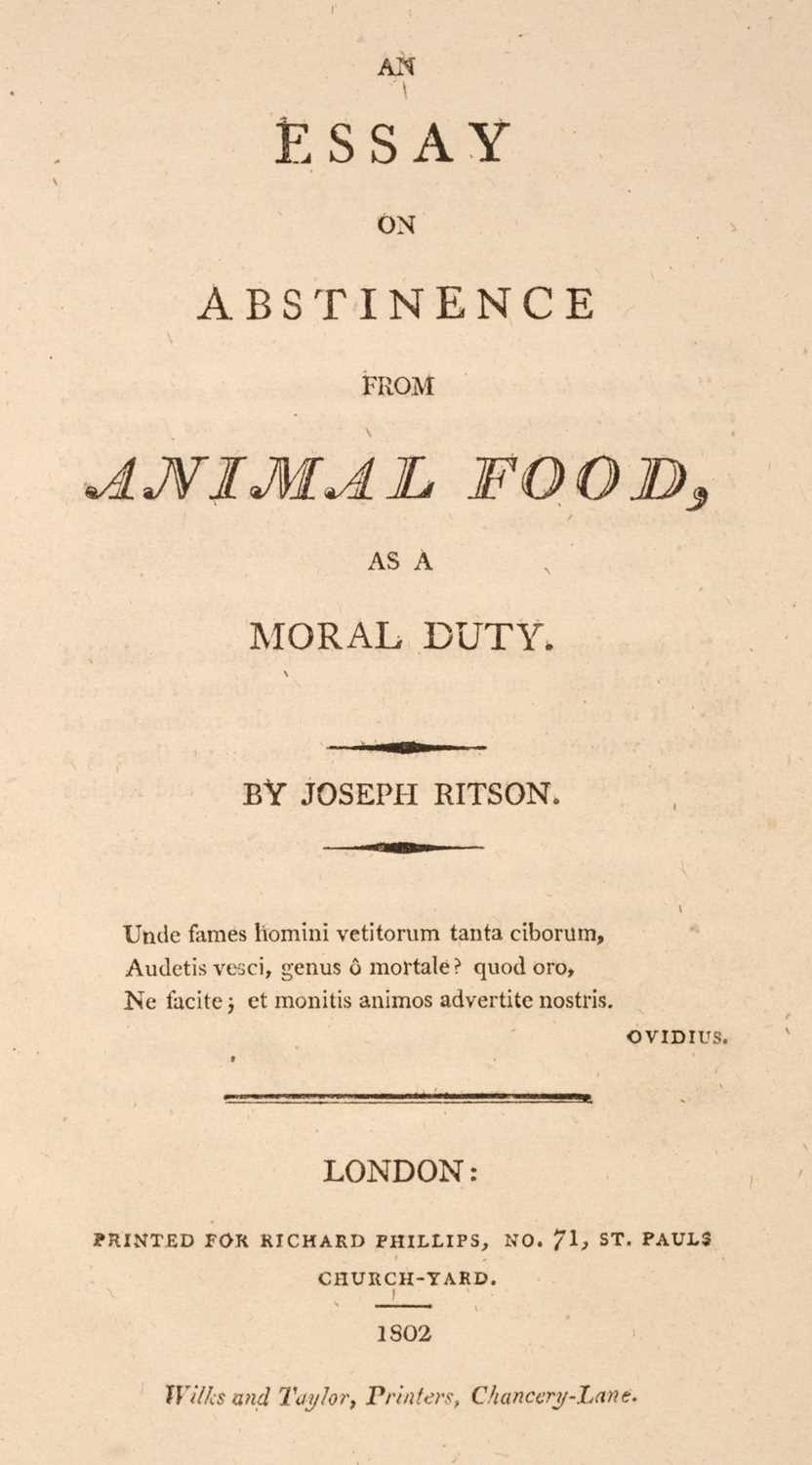 Lot 61 - Ritson (Joseph). Works, 28 volumes, 1783