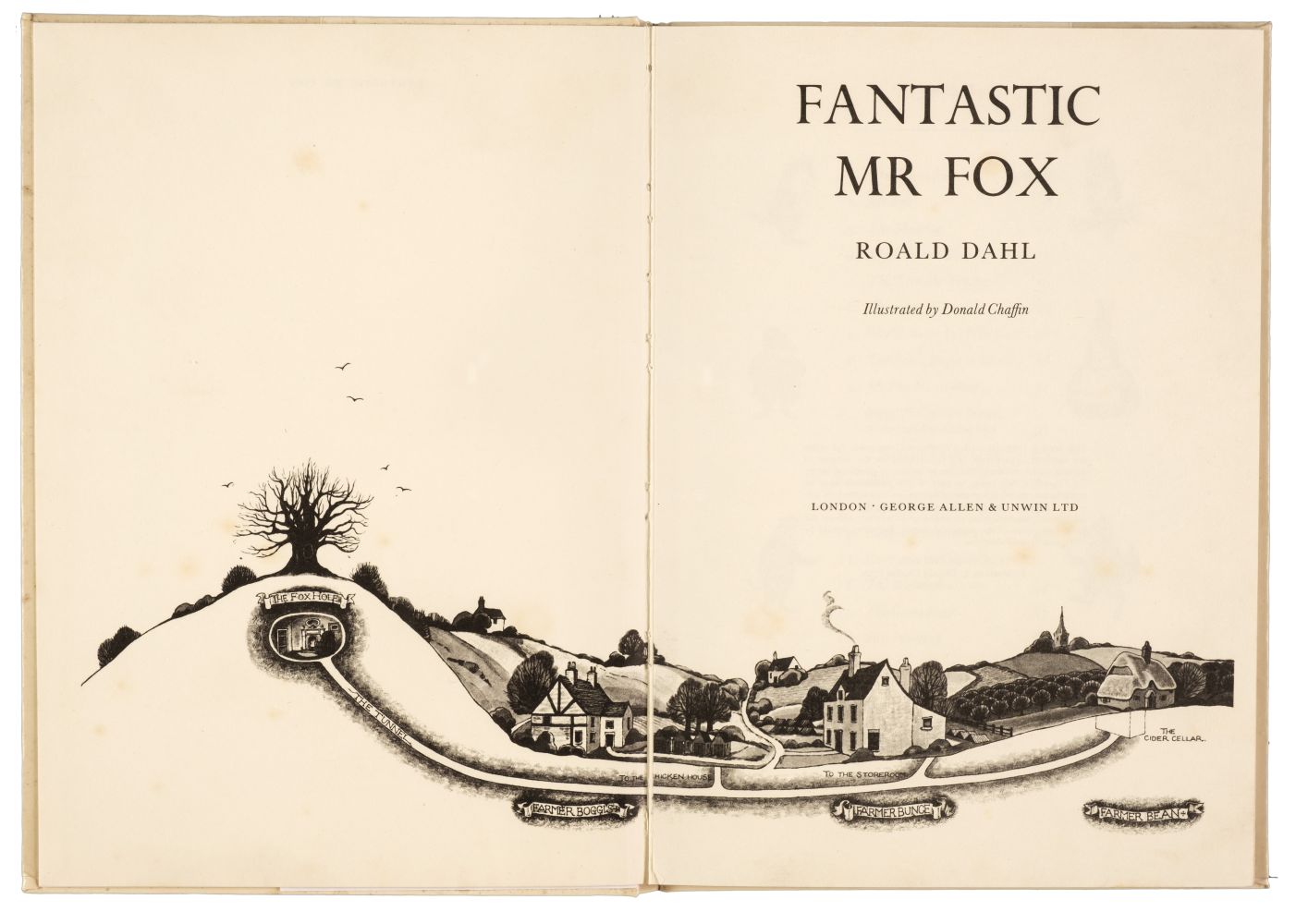 Lot 712 - Dahl (Roald). Fantastic Mr Fox, illustrated