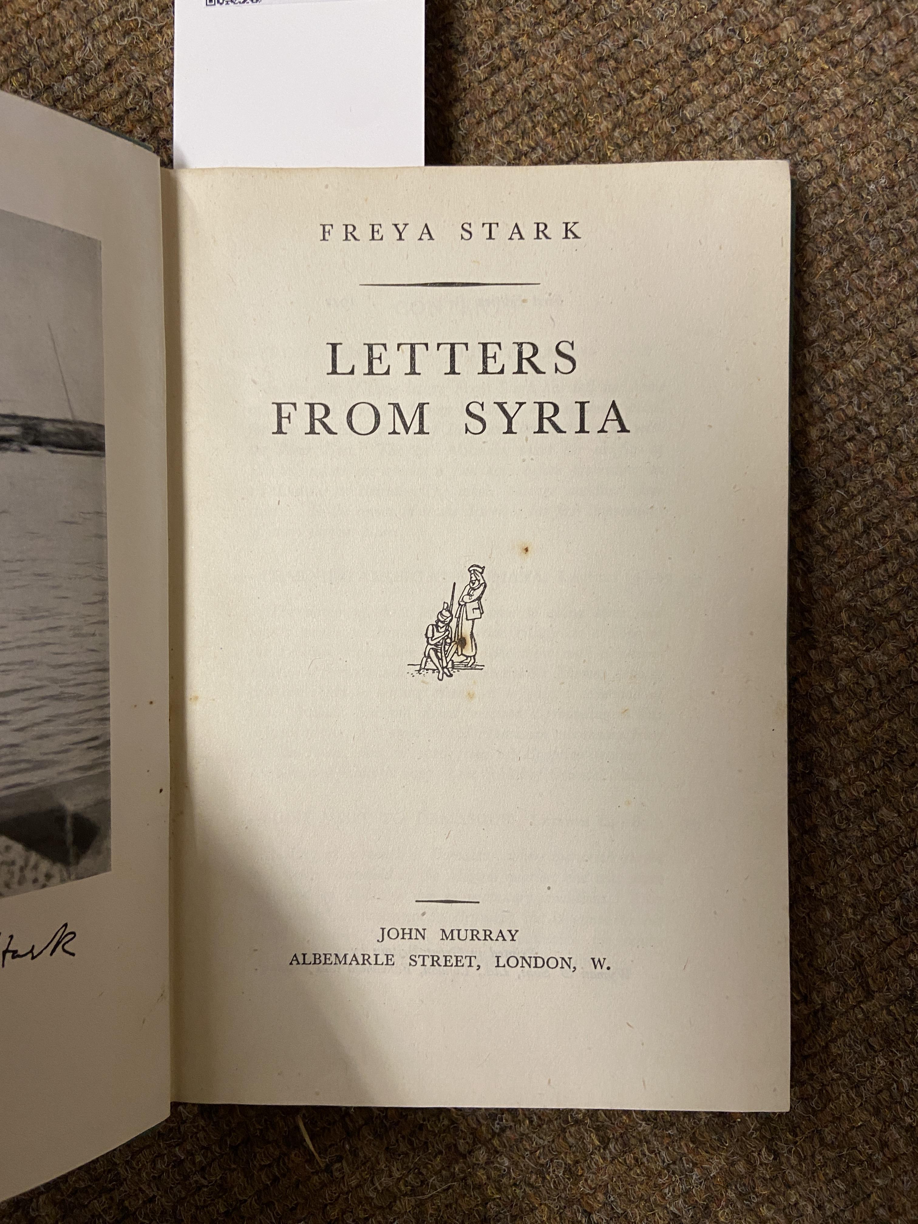 Lot 14 - Stark (Freya). Letters from Syria, London: