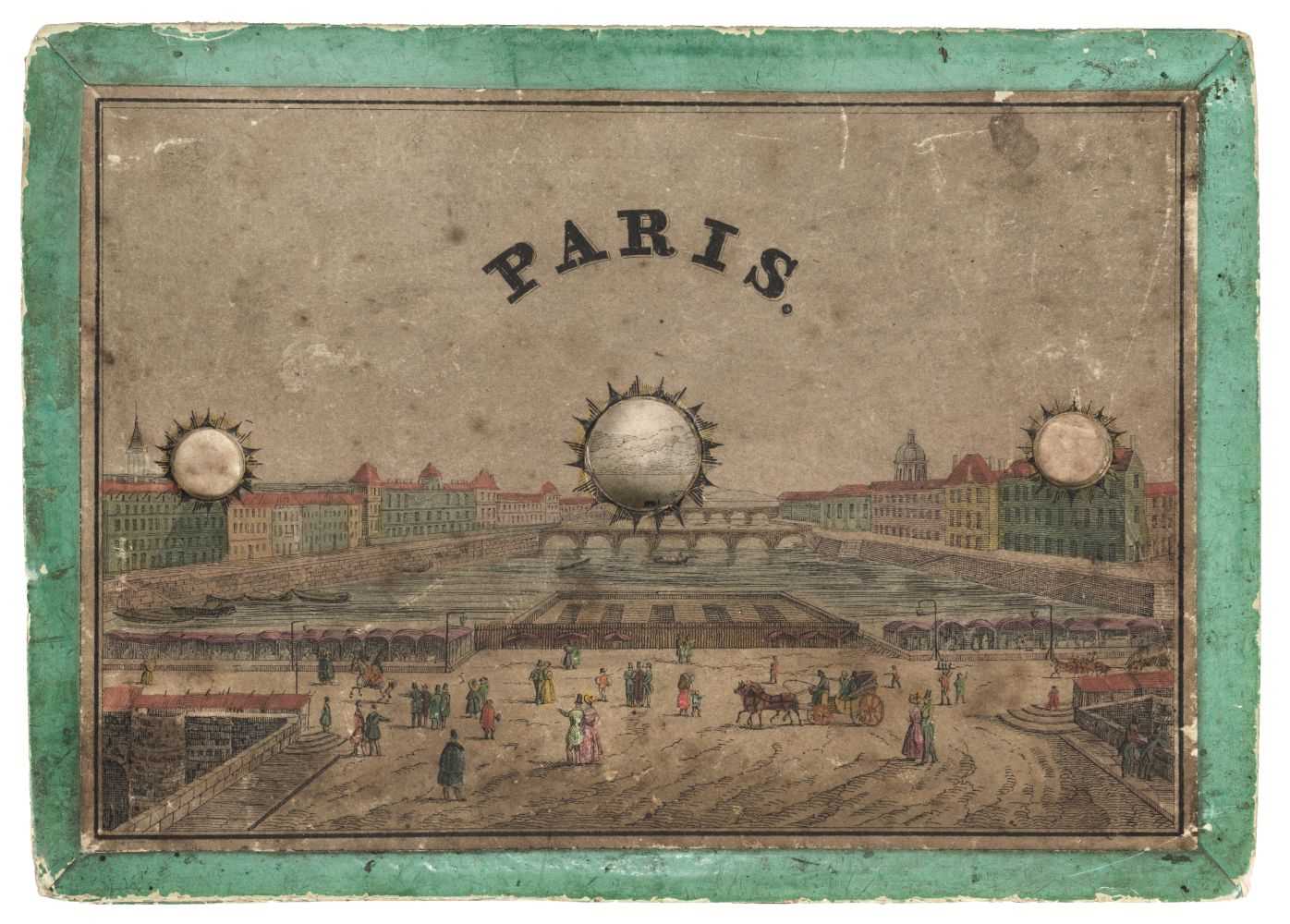 Lot 442 - Peepshow. Paris, circa 1832, five hand
