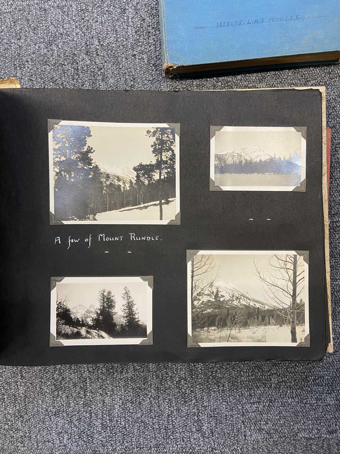 Lot 455 - Log Books. A WWII archive relating to Flight