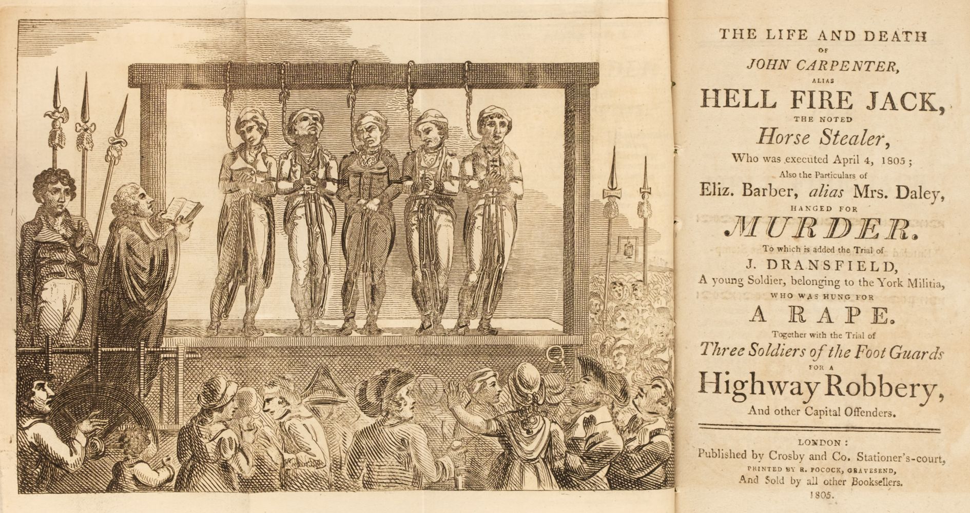 Lot 406 - Crime Chapbook. The Life and Death of John