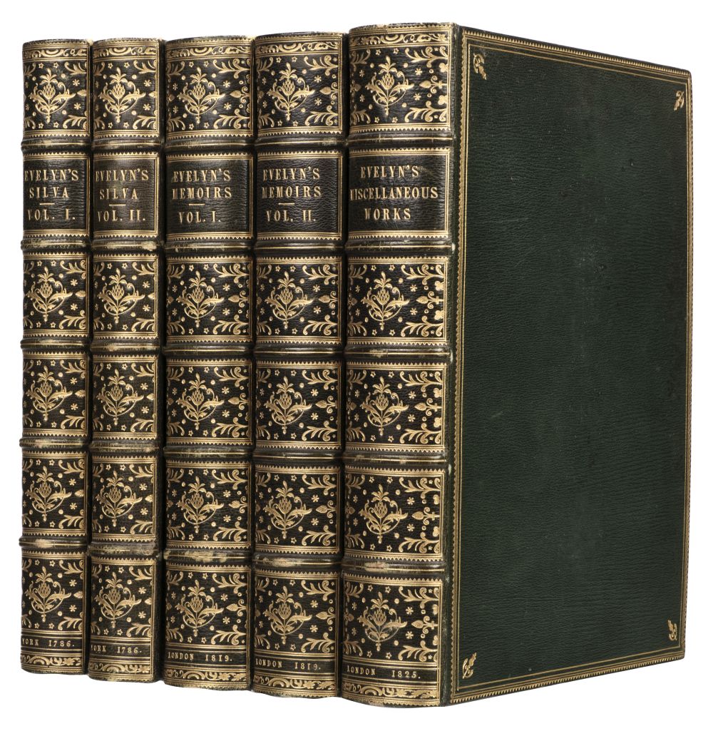 Lot 62 - Evelyn (John). 3 works in 5 volumes including