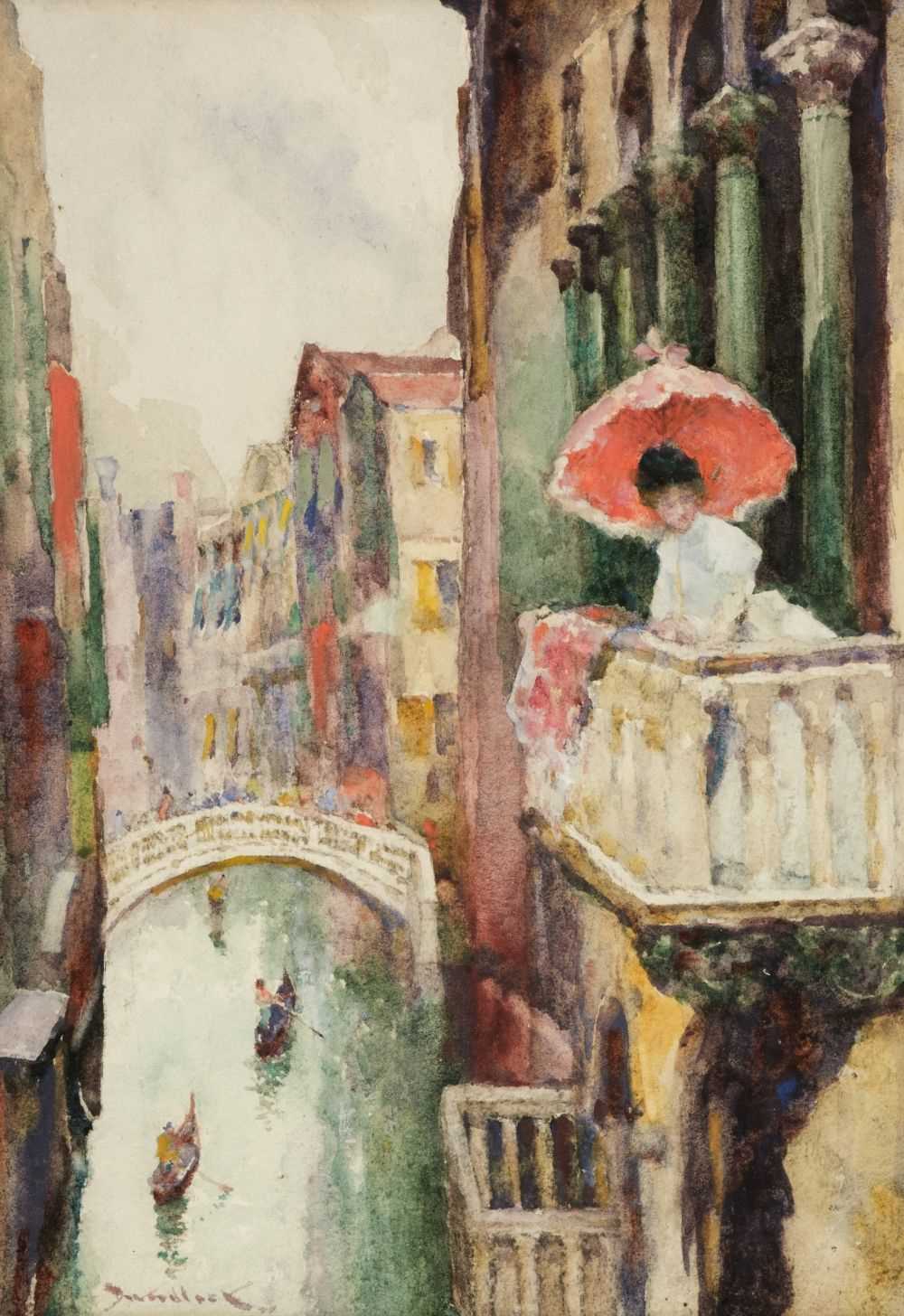 Lot 225 - Woodlock (David, 1842-1929). A Small Canal