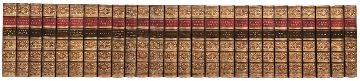 Lot 212 - Lytton (Edward). The Works, 26 volumes,