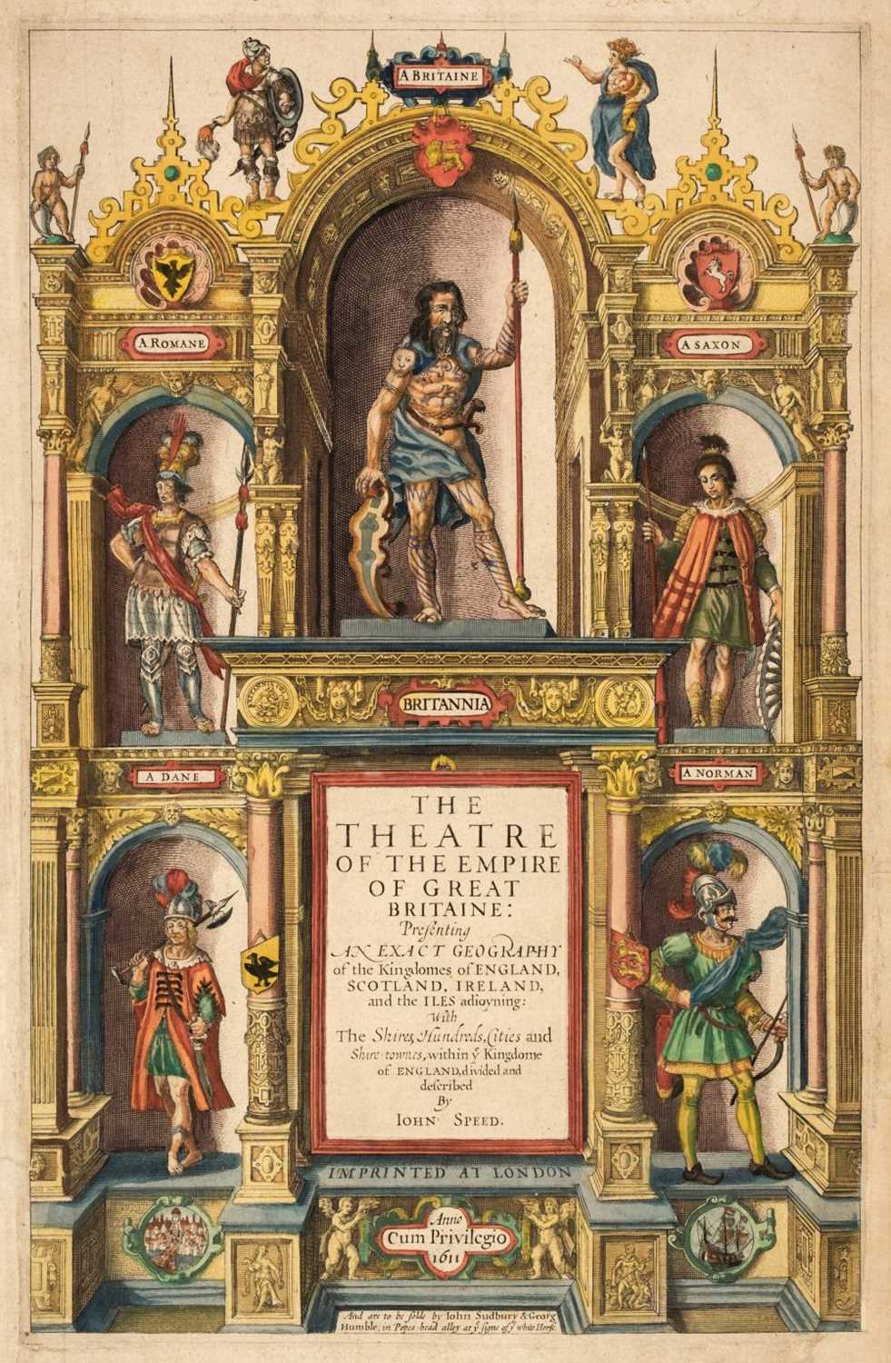 Lot 113 - Speed (John). Title and Dedication pages,