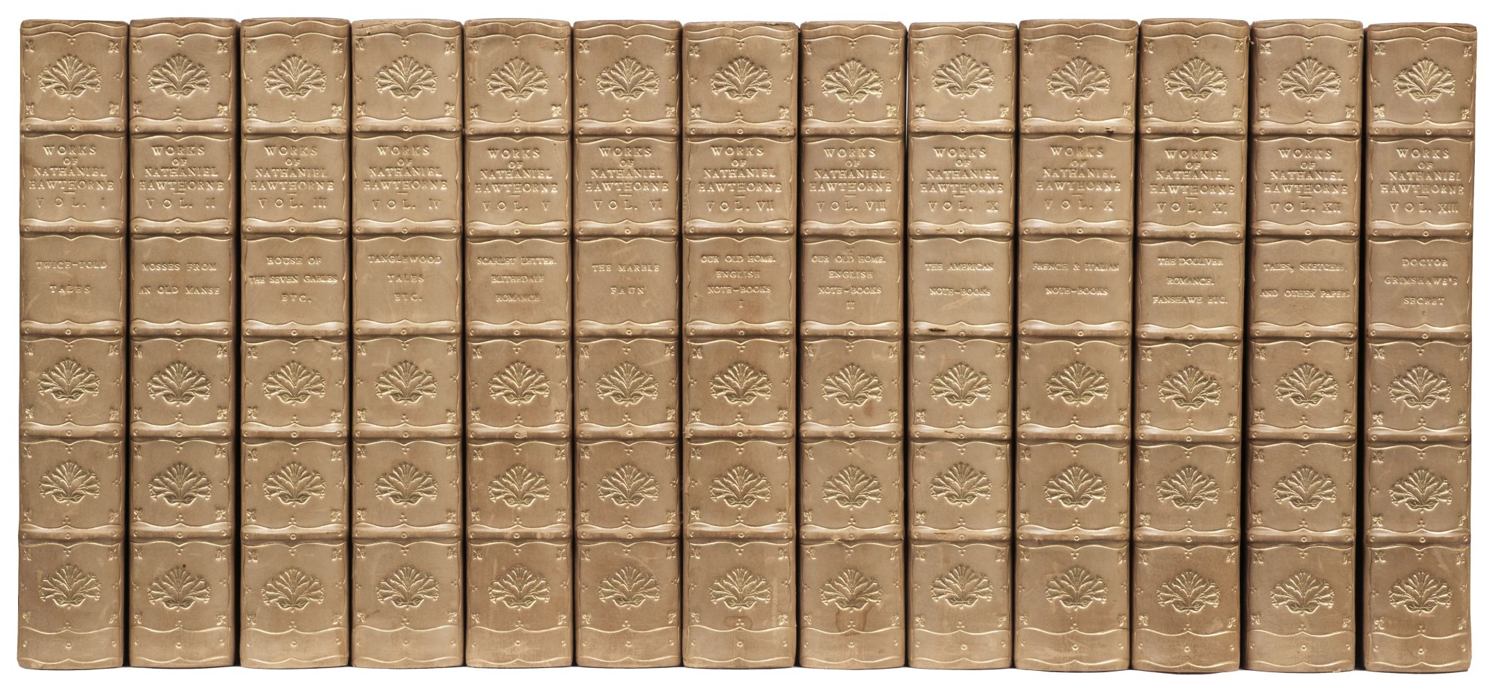 Lot 261 - Hawthorne (Nathaniel). Complete Works, 13