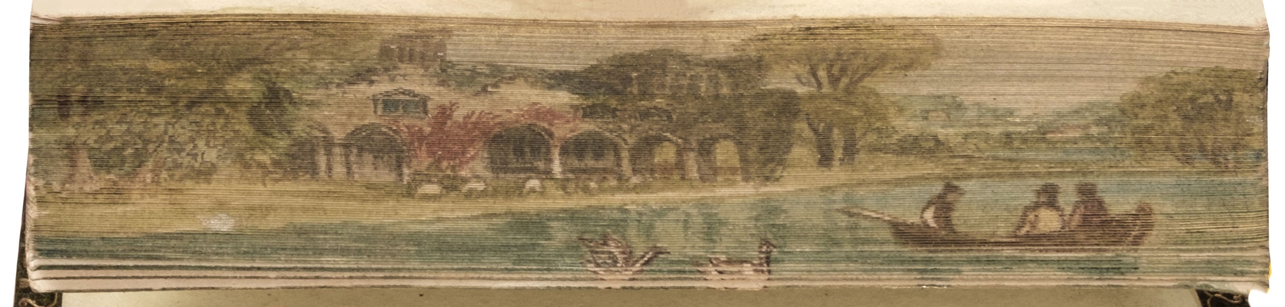 Lot 124 - Fore-edge Paintings. Poems by William Cowper,