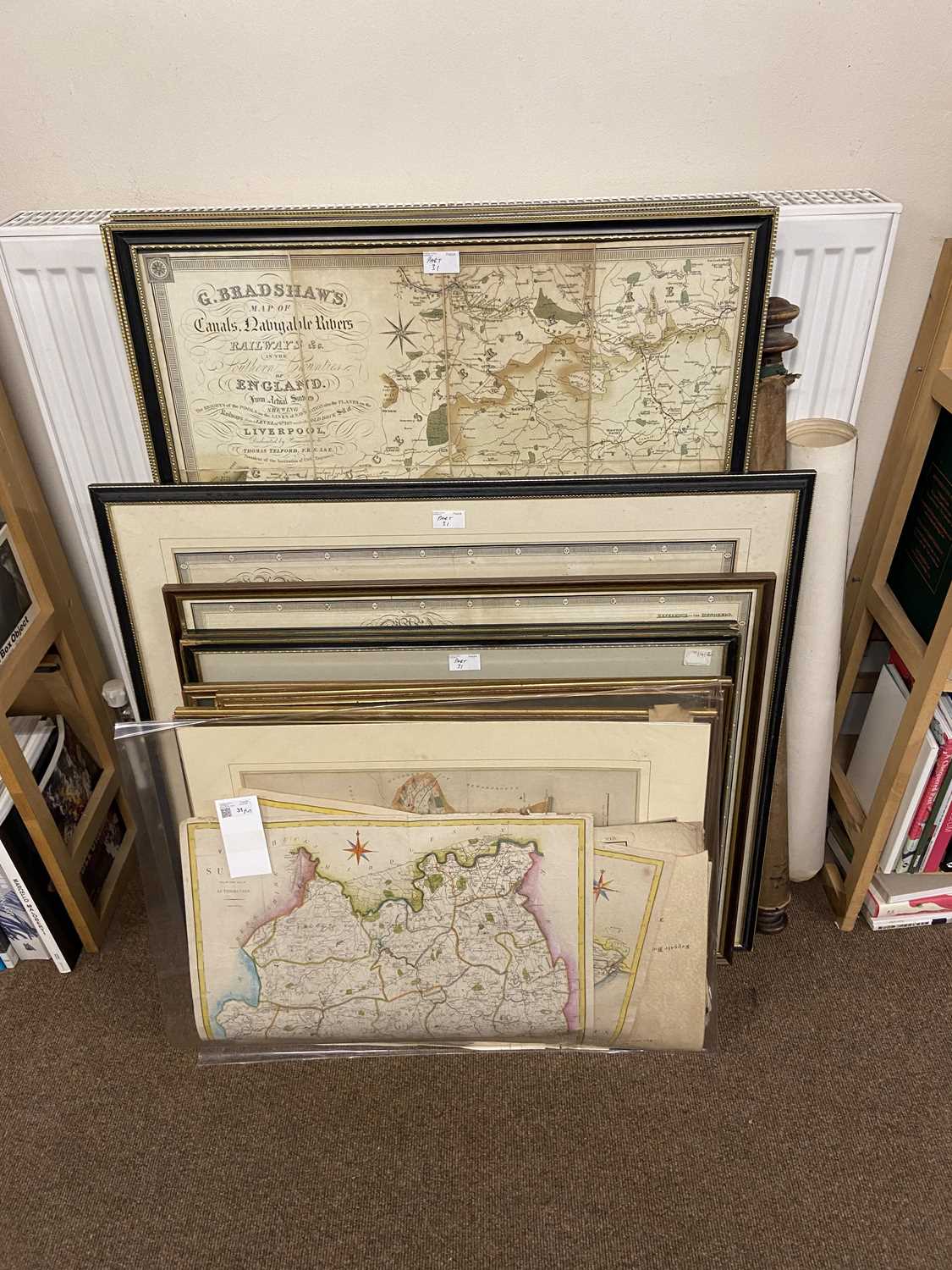 Lot 31 - Maps. A collection of approximately 40 maps,