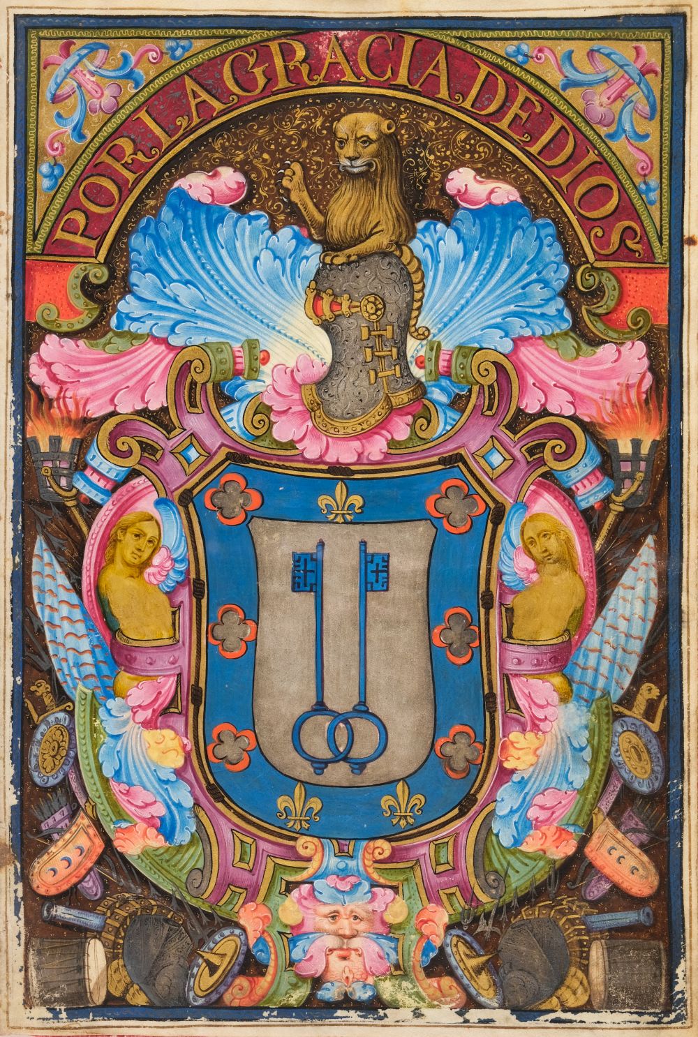 Lot 17 - Spanish Illuminated Manuscript Certificate of